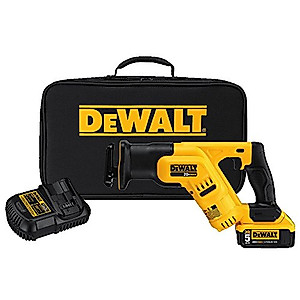 DEWALT 20V MAX* Cordless Reciprocating Saw Kit, 5 Amp-Hour Battery (DCS387P1)
