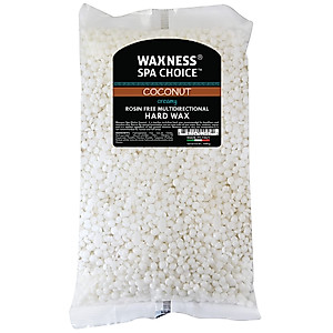 Waxness Spa Choice Rosin Free Coconut Waxing Kit with 2.2 Lb / 1 Kg Wax Bag
