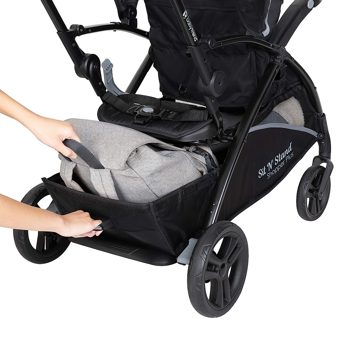 Baby Trend Sit N’ Stand 5-in-1 Shopper Plus Stroller, Kona