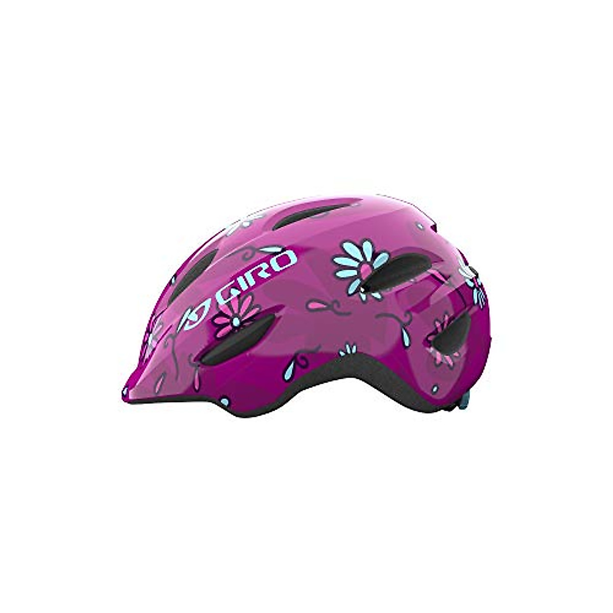 Giro Scamp MIPS Youth Recreational Cycling Helmet - Pink Street Sugar Daisies (2022), Small (49-53 cm)