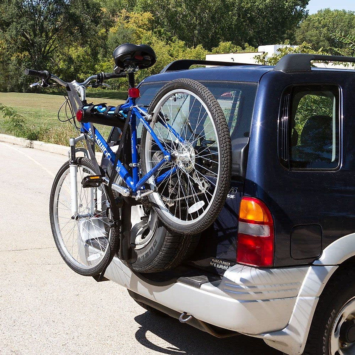 Elevate Outdoor BC-8407-2 Spare Tire Mounted Bicycle Carrier Rack, Fits 2 Bikes