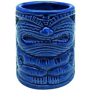 Hawaiian Tiki Shot Glass Happy