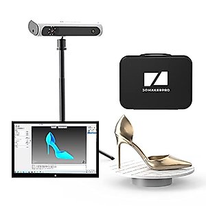 [2023 Upgrade] 3DMakerpro Lynx 3D Scanner Premium Kit, Up to 0.1MM Accuracy, Free 3D Scanning Softwarwe, Support Body Scan and Car Reconstruction