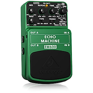 Behringer Echo Machine Em600 Ultimate Echo Modeling Effects Pedal