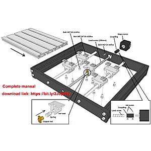 CNC Router Machine 3018 Pro, mcwdoit Simple Assembly Version, Desktop Wood Acrylic Plastic PCB MDF Engraving, 3 Axis with Offline Controller, Mill Bits, Working Area 11.8 * 7.1 * 1.8″