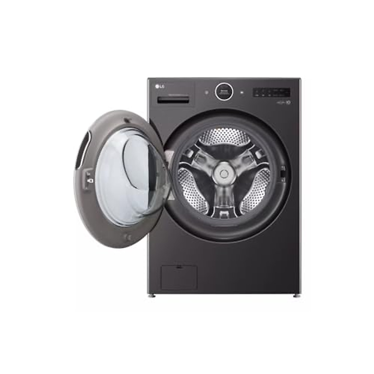 LG WM6998HBA Ventless Washer/Dryer Combo LG WashCombo All-in-One 5.0 cu. ft. Mega Capacity with Inverter HeatPump Technology and Direct Drive Motor