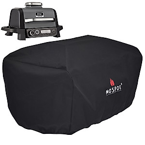 Grill Cover Fits for Ninja OG701 Woodfire Outdoor Grill, Fits Electric Ninja OG751 Woodfire Pro Smoker Portable BBQ Grill Travel-600D Heavy Duty Weather Resistant Cover