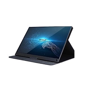 DFZ Portable Monitor, 15.6" Monitor, 1920×1080 Full HD IPS USB C Monitor with Standard HDMI, Type C Hole for Laptop PC