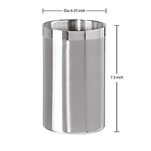 Oggi Wine Cooler, Stainless Steel