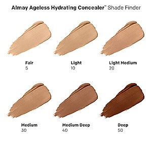 Almay Anti-Aging Concealer, Face Makeup with Hyaluronic Acid, Niacinamide, Vitamin C & E, Hypoallergenic, -Fragrance Free, 020 Light Medium, 0.37 Fl Oz (Pack of 1)