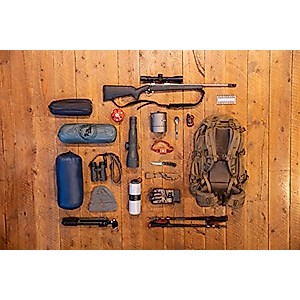 Gerber Gear Downwind Drop Point - Hunting Knife with Sheath for Camping & Hunting Gear - Olive