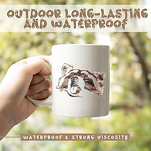 Tintnut Cowhide Permanent Vinyl Roll - 12 inch x 5ft, Cow Print Adhesive Vinyl, Skins Animal Print Vinyl, Permanent Outdoor Vinyl for Decor Sticker, Self Sticker Water proofing Vinyl