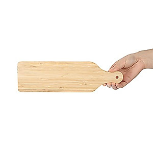 Restaurantware Nature Tek Bamboo Disposable Cheese/Charcuterie Board - 11 3/4" x 3 1/2" - 2 count box