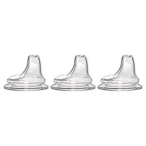 3 Packs of NUK Replacement Silicone Spout, Clear