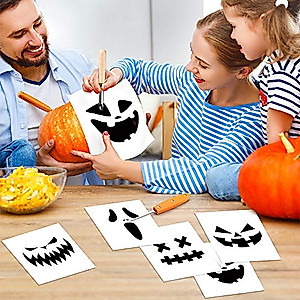 D-FantiX Halloween Pumpkin Carving Kit, 13 Pieces Professional Stainless Steel Pumpkin Carving Tools Kit with Stencils and Carrying Case - Carve Sculpt Jack-O-Lanterns Halloween Decorations DIY