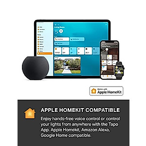 TP-Link Tapo RGBWIC Smart LED Light Strip 16.4Ft, 1000 Lumens, 16M Dimmable Colors, 50 Color Zones, Works w/ Apple HomeKit/Alexa/Google Home, Sync-to-Sound, IP44 PU Coating, Trimmable (Tapo L930-5)