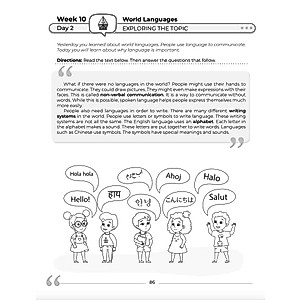 3rd Grade Social Studies: Daily Practice Workbook | 20 Weeks of Fun Activities | History | Civic and Government | Geography | Economics | + Video ... Each Question (Social Studies by ArgoPrep)