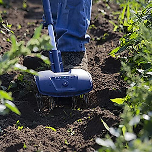 Fusion Drill-Powered Cultivator, Adjustable Tilling Width Up To 8”, Tilling Depth Up To 5.5”, Compatible With Most Cordless Drills, Adjustable Length, Model: 33061