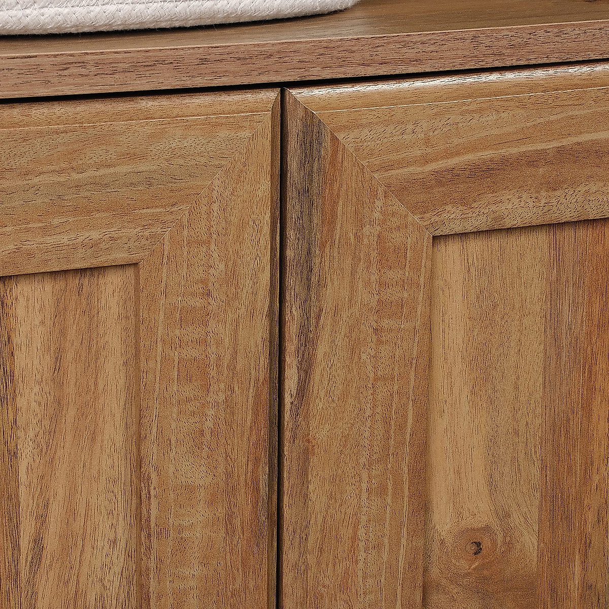 Sauder Miscellaneous Storage 5-Shelf/ Book Shelf 2-Door Bookcase, Vintage Oak finish