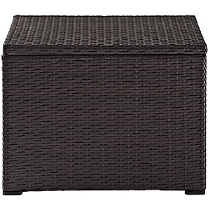 Crosley Furniture Palm Harbor Outdoor Wicker 60-Quart Cooler - Brown