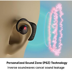 nwm NTT Sonority Wireless On-Ear Speakers (Earbuds) with PSZ Technology MBE001 Dark Brown