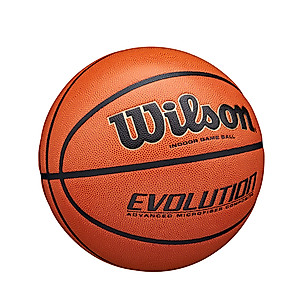 WILSON Evolution Game Basketball - Game Ball, Size 5 - 27.5"
