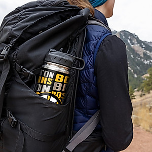 Rico Industries NHL Hockey Boston Bruins 22oz Stainless Steel Tumbler with Lid - Great For Coffee, Tea, Water or Cocktails