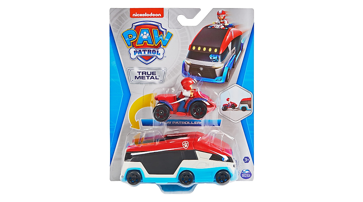 Paw Patrol True Metal Patroller Vehicle & Ryder ATV Toy