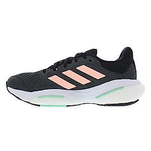 adidas Women's Solarglide 5 Grey Six/Light Flash Orange/Pulse Mint 6 B