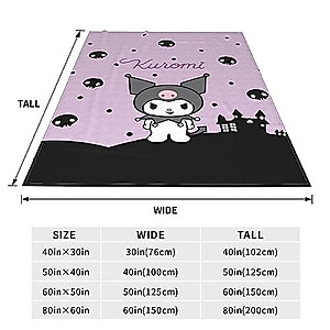 Cute Super Soft Blanket All Season Flannel Fleece Blanket for Kids Adult Sofa Bedding Living Room Decor 50"X40"