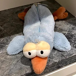 Otter Pencil Case Otter Pencil Pouch Sea Otter Pen Bag Plush Pencil Case Sea Otter Pencil Pouch Cute Pen Bag Case Box Cute Otter Pencil Pouch Cute Sea Otter Plush Pencil Case (Bird)