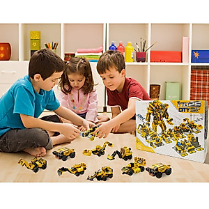 STEM Building Toys for Kids, 573 PCS Robot Building Toys 25-in-1 STEM Construction Learning Building Bricks Engineering Blocks Kit Toys for Boys Girls Kids Age 6 7 8 9 10 11 12 Year Old