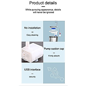 Mcacetine Cat Water Fountain Stainless Steel, Quiet Automatic Dog Water Dispenser, 2L/67oz, Adjustable Water Flow, Dog Dispenser Water Bowl, Multiple Pets Water Fountain