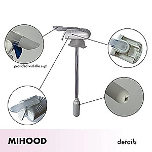 2 Pack Automatic Milk Drink Dispenser with Lid by MIHOOD - Hands-Free Electric Tap for Fridge Gallon Beverage Kids Home Kitchen Wedding Party Outdoor and 1 Multi Purpose Can Bottle Opener (MHBD00001)