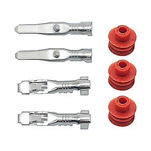 FEELDO Car Motorcycle HB4/9006 Bulb Waterproof Quick Adapter Connector Terminals DIY Plug Male/Female Kit