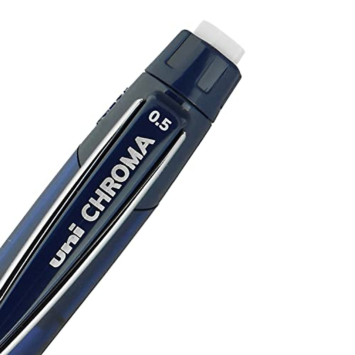 uni-ball CHROMA Mechanical Pencil, 0.7mm, HB #2, Cobalt Barrel, 12 Count