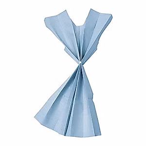 TIDI 803 Premium Exam Gown, Tissue/Poly/Tissue (Pack of 50)