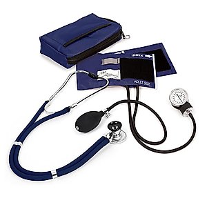 Prestige Sphygmomanometer and Sprague Kit with Matching Navy Carrying Case