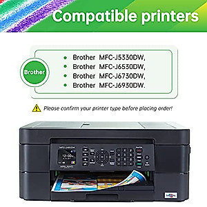 EXCERCUS Compatible LC3019 XXL Ink Cartridges Replacement Work for Brother MFC-J6530DW MFC-J6930DW MFC-J6730DW MFC-J5330DW Printer 3-Pack (1LC3019C, 1LC3019M, 1LC3019Y)