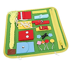 Soft and Comfortable Sensory Blanket Relieve Anxiety Educational Dementia Sensory Blanket Various Kinds Practicing Essential Skills for Welfare Home
