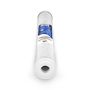 Aquaboon Premium 20 x 2.5 inch 5 Micron | Whole House Carbon Water Filter Replacement | Universal Coconut Shell Cartridge for Whole Home | 4 Pack