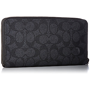 Coach Signature Canvas Accordion Wallet