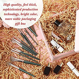 Outus Crinkle Cut Paper Shred Filler Shredded Paper for Gift Box Crinkle Paper Metallic Shredded Crinkle Cut Paper Easter Grass Tissue Paper for Wedding Birthday Wrapping Boxes Bags (Brown, 1/2 LB)