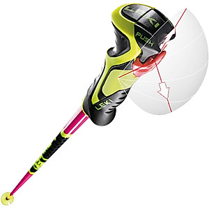 LEKI WCR Lite SL 3D Womens Ski Poles Pink 105cm (42in)