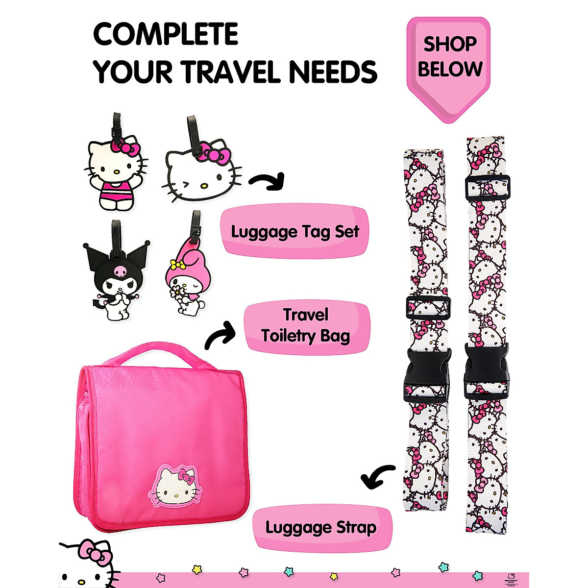 Hello Kitty Passport Holder Official License, Cute Passport Holder and Passport Cover, Sanrio Gifts