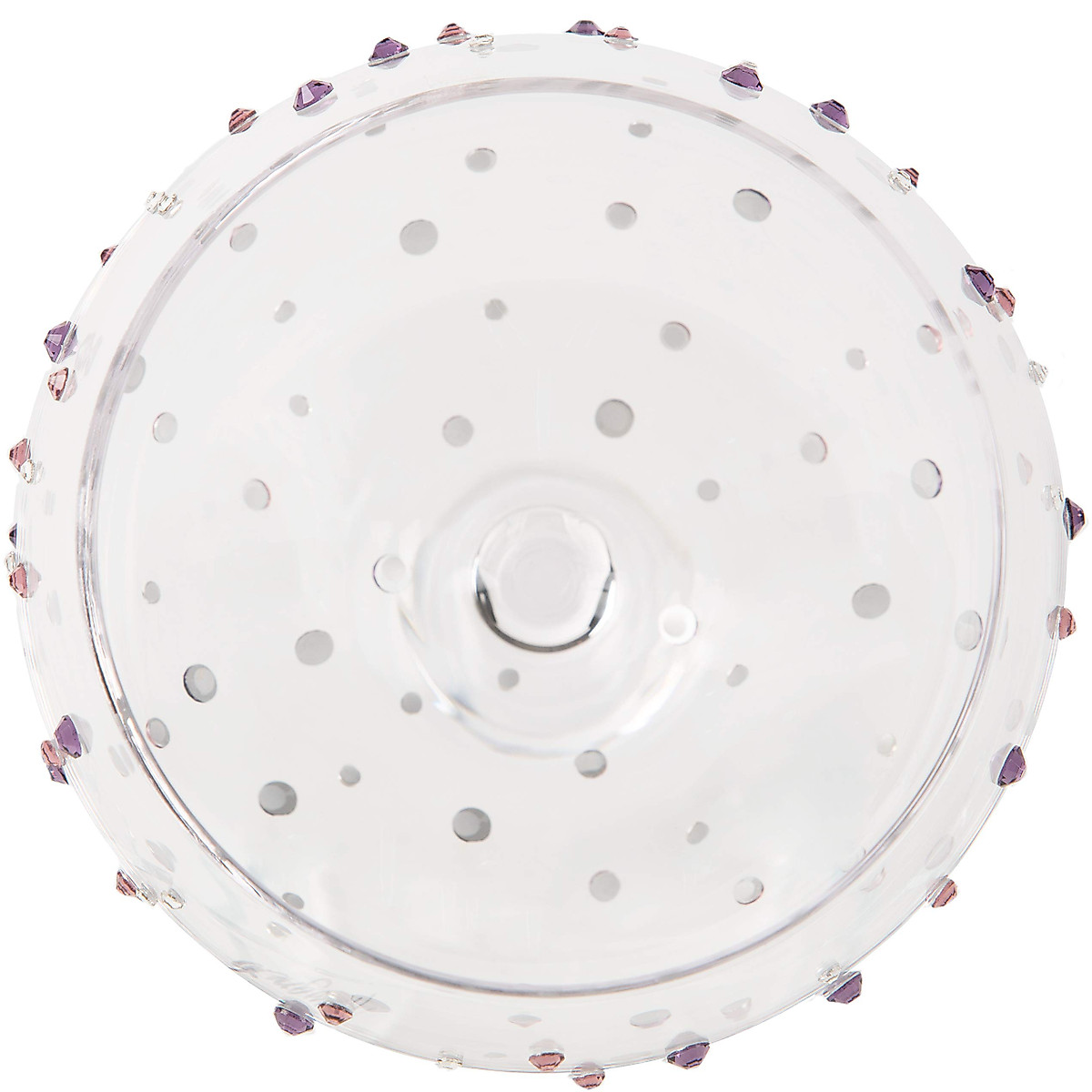 Pavilion Gift Company Amethyst Purple Gem Stones-February Birthday 24 Oz Stemmed Wine Glass