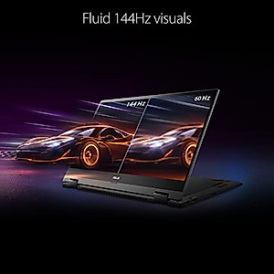 ASUS Chromebook Vibe C55 Flip, Cloud Gaming Laptop, 15.6" Full HD 144 Hz Touch Display, Intel® Core™ i5-1135G7 Processor, 512GB SSD, 16GB RAM, ChromeOS, Mineral Gray, CX5501FEA-AS562T