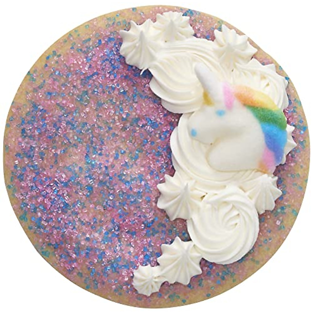 DECOPAC Cotton Candy Flavoured Sanding Sugar, 33oz, Fancy Sprinkles in Handheld Container, Edible Sprinkles For Drink Rims, Celebration Cakes, Cupcakes, Cookies