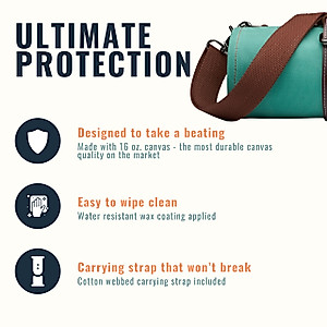 Professional Chef Knife Roll Bag - 12-Slot Waxed Canvas Knife Bag for Knives and Tools - Durable Water-Resistant Chef Roll - Essential Travel Knife Bags for Chefs and Culinary Enthusiasts