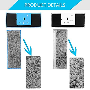 Garbage fighter Mopping Pads Replacement for iRobot Braava Jet M6 (6012) (6110) (6112) (6113) - 10 Pack Washable Reusable Sweeping Cloth Pads - Wi-Fi Connected Robot Mop (5 Wet Pads and 5 Dry Pads)